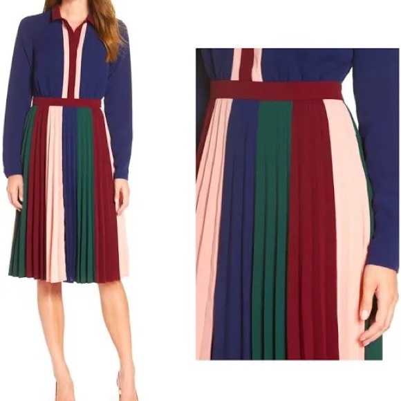 1901 | Dresses | 91 Colorblock Midi Dress | Poshmark